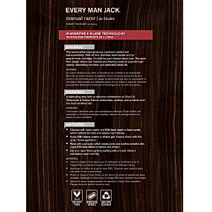 Every Man Jack Manual Razor - Chrome,(1 Pack)
