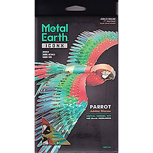 Fascinations Metal Earth Premium Series Jubilee Macaw Parrot 3D Metal Model Kit