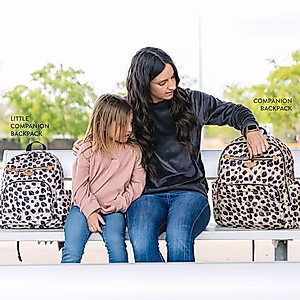 TWELVElittle Companion Diaperbag Backpack 3.0 *NEW* - Includes Changing Pad, D riings & Stroller Clips. Insulated Pockets - Leopard