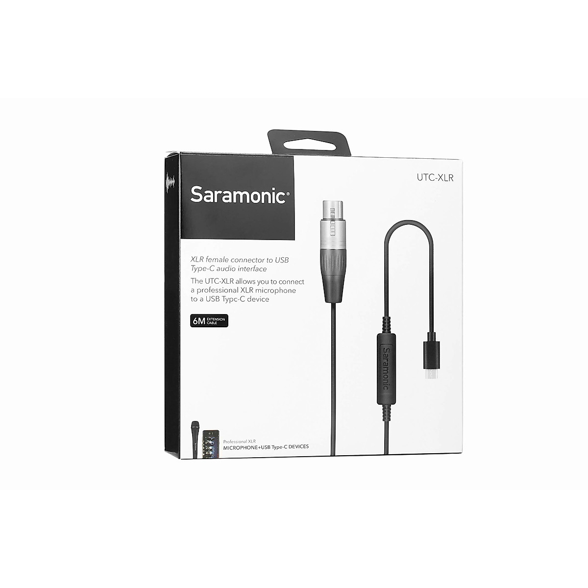 Saramonic XLR Female to USB-C Microphone Interface Cable for Android Smartphones & Tablets (UTC-XLR)