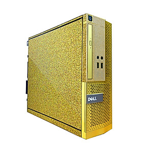Dell Gold Treasure Box Desktop PC, Intel Quad Core I5 up to 3.60GHz, 16GB RAM, 512GB SSD, DVD, WiFi & Bluetooth, Keyboard & Mouse, Win 10 Pro (Renewed)