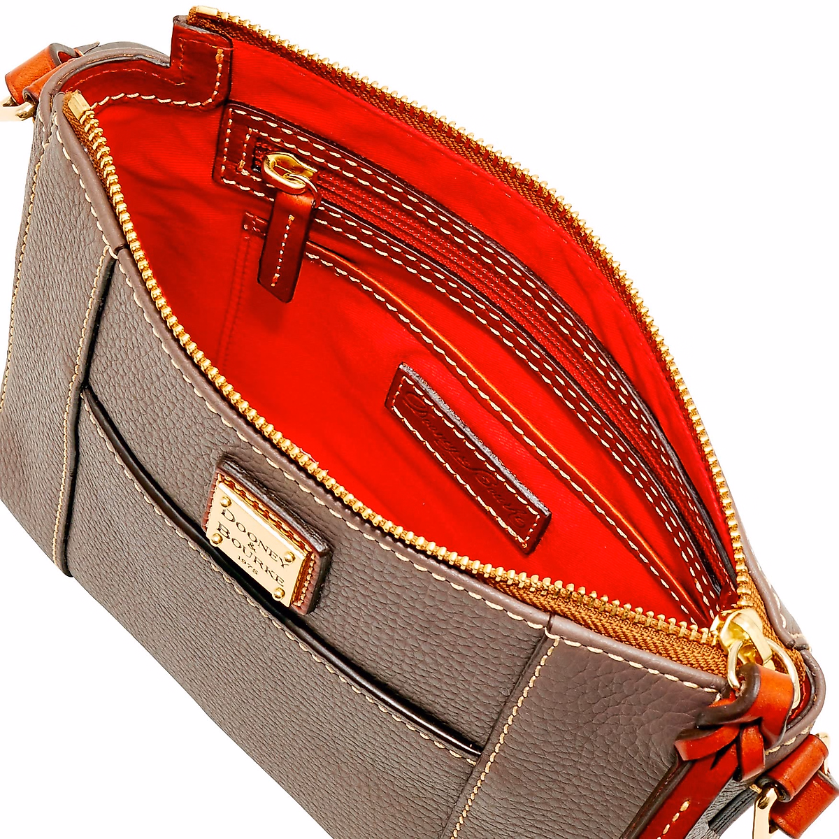 Dooney & Bourke Handbag, Pebble Grain Lexington Crossbody - Elephant