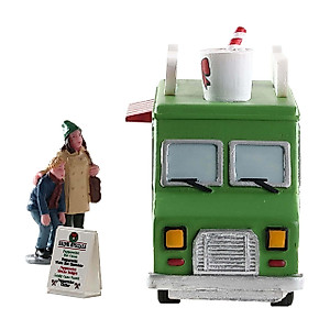Lemax Peppermint Food Truck, Set of 3#83364