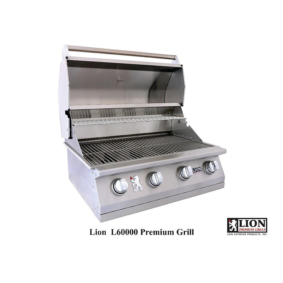 Best of Backyard L-60000 Built in BBQ LP 32", Double Door w/Towel Rack and Refrigerator 4.5 cubic Stainless Steel Front Door