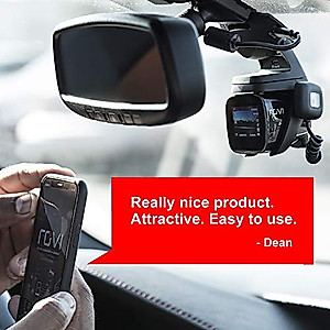 Rovi CL-6001 Magnetic Mount 1080p Full HD High Definition Panoramic Car Dash Camera Recorder with 1.5 Inch Wide Screen Wi-Fi, GPS, Loop Video Recording, Impact Detection and 360 Degree Rotation