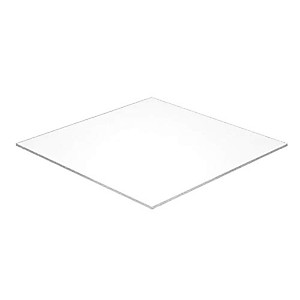 Falken Design falkenacrylic_dp9_118_8x8 Acrylic Sheet, Plastic/Plexiglas/Lucite, 8" x 8-1/8", Satin