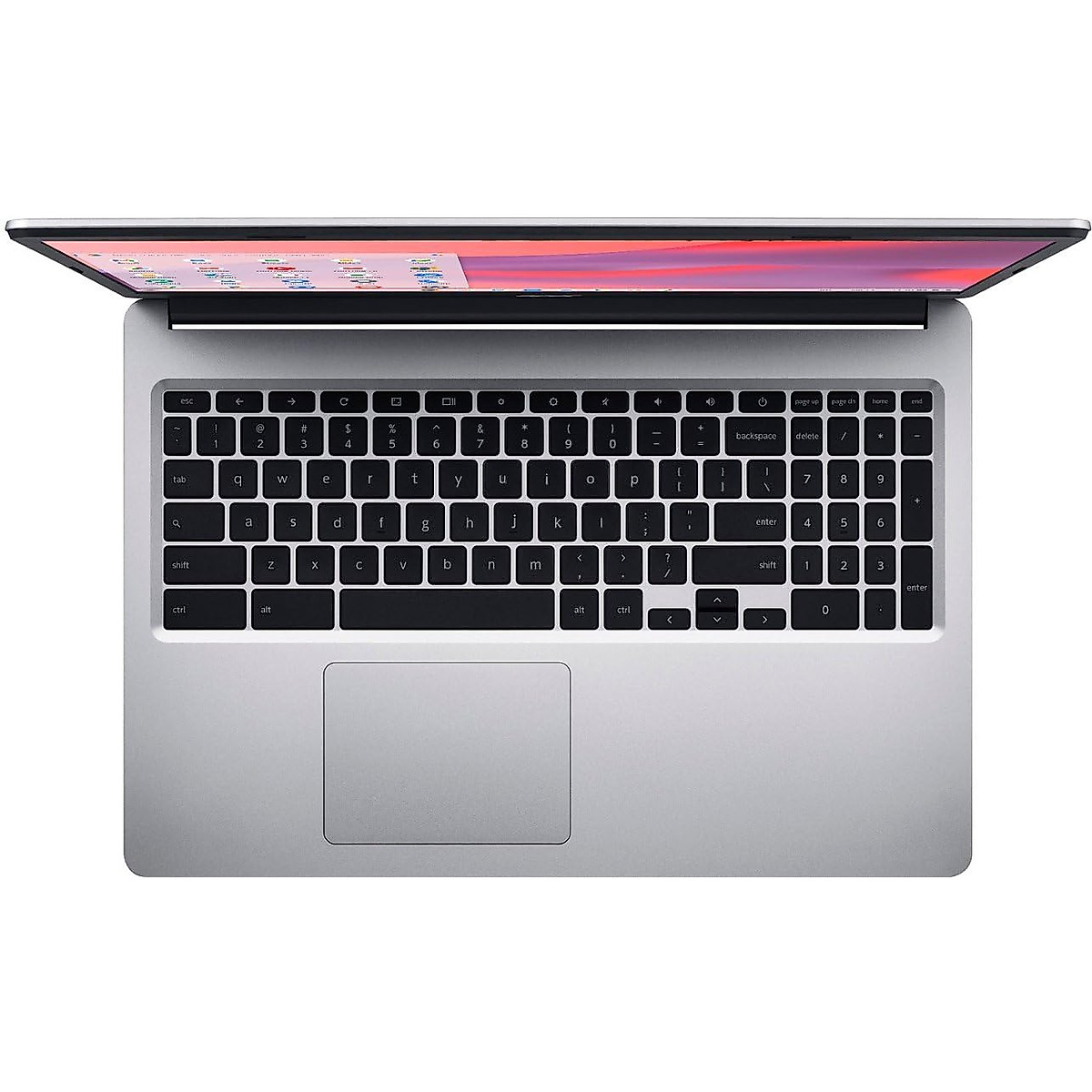 acer Chromebook 315 15.6 HD Laptop | Intel Celeron N4020 with 4GB LPDDR4 | 4GB RAM | 64GB SSD | Intel UHD Graphics 600 | Chrome OS | Bundle with 64GB USB Flash Drive, Silver