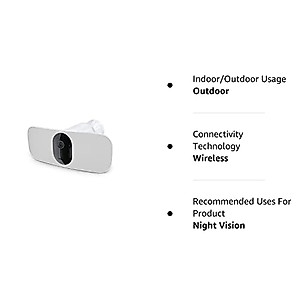 Arlo Pro 3 Floodlight Camera (Renewed)