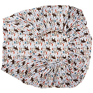 Trend Lab 100% Cotton Scandi Forest Deluxe Flannel Fitted Crib Sheet, 28x52 Inch (Pack of 1)