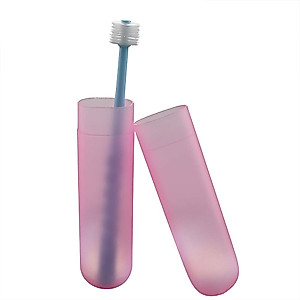 VTurboWay 2 Pack 360-Degree Pet Toothbrush for Puppy, Small Dog and Cat, Colors May Vary