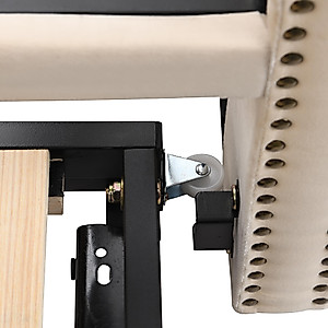 Twin Size Upholstered Daybed with Pop Up Trundle, Twin to King Size Day Bed, Trundle Can Be Flat Or Erected, Extendable Daybed Frame for Kids Teens (Beige-DB)