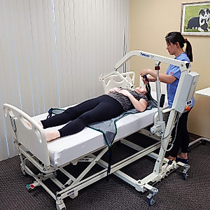 Tuffcare Full Body Shower/Bath Commode Sling Compatible with Hoyer, Invacare, McKesson, Drive, Lumex, Medline, Joerns and Other Patient Lifts, Oversize Fit Mesh Polyester Slings (X-Large)