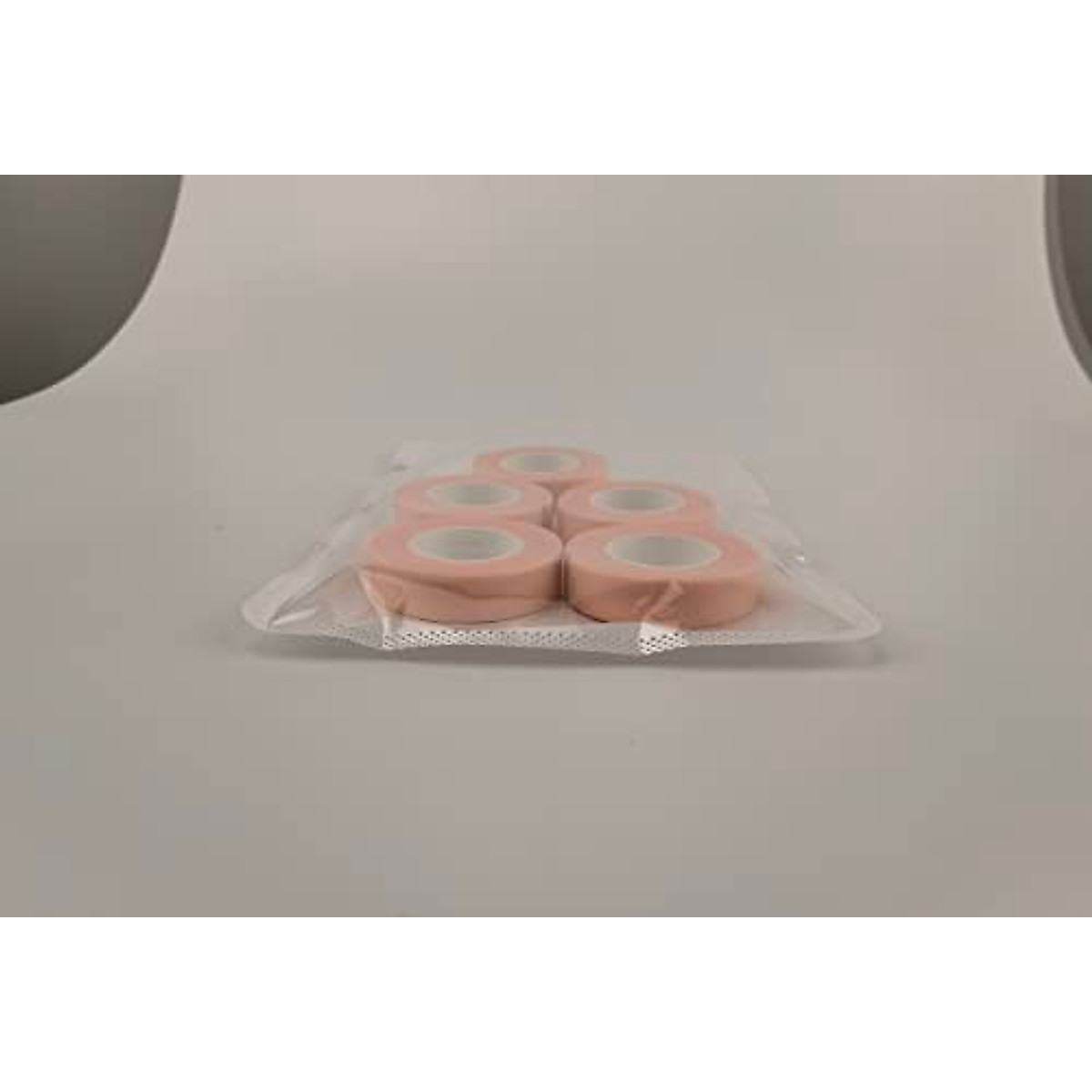 EBANKU 5 Rolls Eyelash Extension Tape, Eyelash Tape for Lash Extension Breathable Micropore Fabric Tape for Eyelash Extension Supplies (9m/10 Yards)