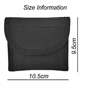 TAFTACFR Nylon Glove Pouch Police Firefighter EMS EMT Paramedic Medical Disposable Gloves Holder for 2 and 2.25" Duty Belt