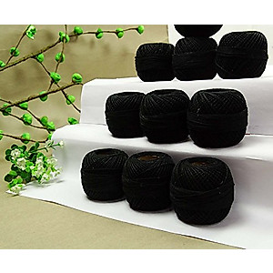 S2J Anchor Crochet Knitting Set of 10 Pcs Thread Tatting Yarn Cotton Embroidery Ball