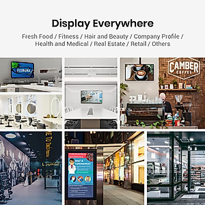 LinknLink Intelligent 4K Digital Signage Player, APP and PC Remote Control, Rich Customizable Templates, Schedule Playlists, DIY Video Wall Solution, 1 Free Player per Account or Buy Activation Code