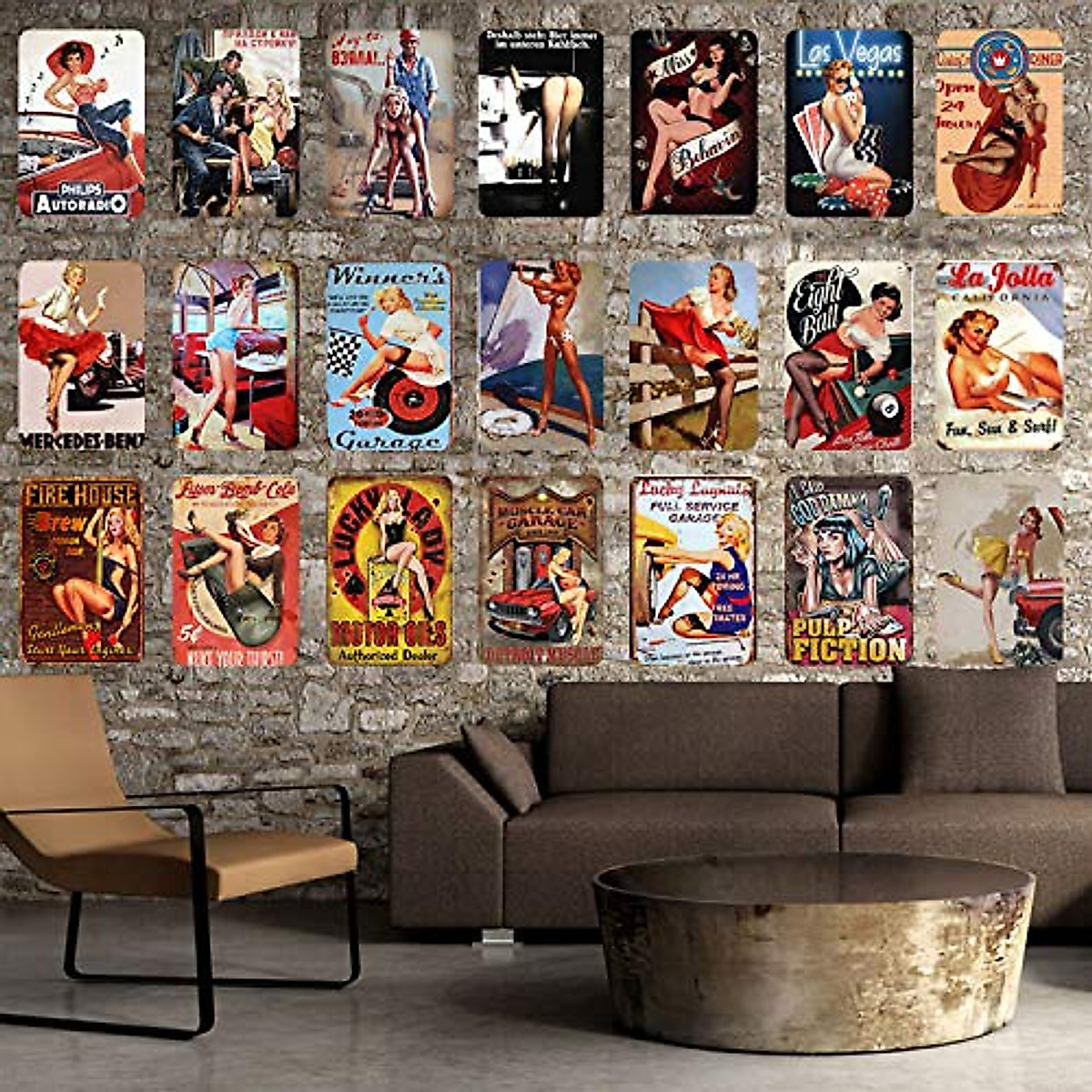 Wisesign Too Mean to Live Too Young to Die, Rat Fink, Ed Roth, Big Daddy, Daddy Roth, Metal Sign 8X12 Inches Funny Retro Signs