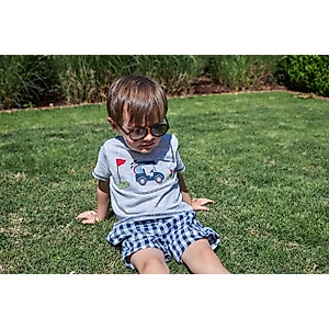 Mud Pie baby boys Short Set, Grey, Medium US