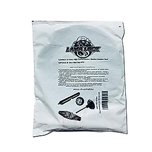LavaLock® Self Stick PRO Pack: 1/2" x 1/8" Grey Compatible with Nomex BBQ Smoker Gasket w/RTV Charcoal Grill Seal