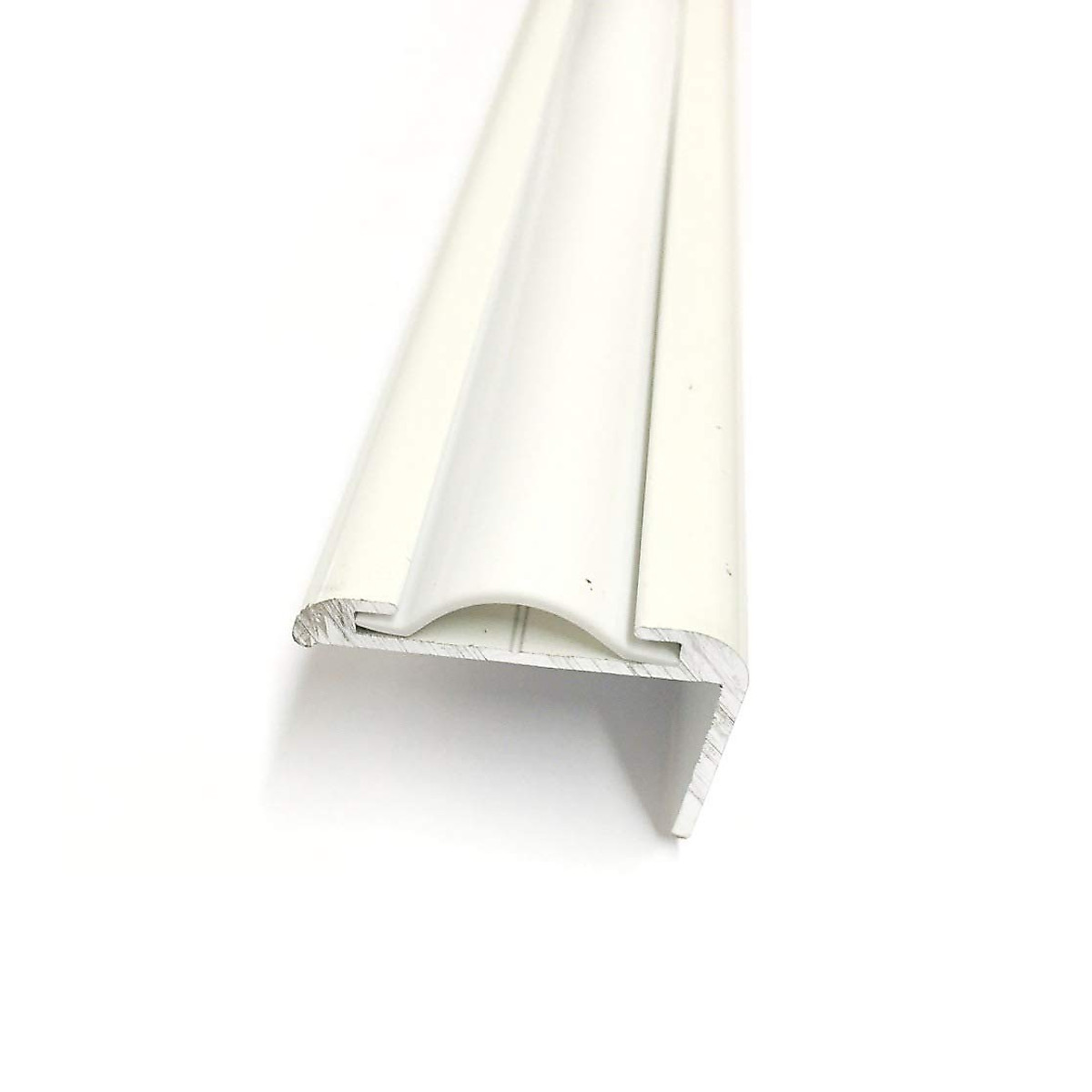 QPN White Vinyl 5/8" Insert Molding Trim Screw Cover RV Camper Travel Trailer (35 ft, White)