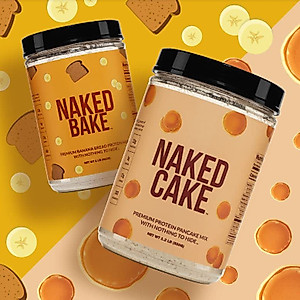 Naked Cake - High Protein Pancake & Waffle Mix, 22G Protein Per Serving, Gluten Free, Non-Gmo, No Soy, No Artificial Sweeteners, Flavors Or Colors - 1.2 Lb (Buttermilk)