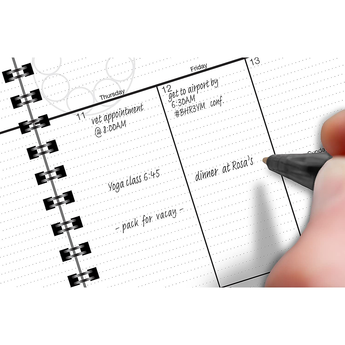 Dated Minimalist DayPlanner - 12 Monthly Calendar Overview, to-do Lists, Weekly and Daily Planning (6.625 by 9 inches), 2024 Coffee Minimalist