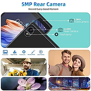 Android Tablet 8 inch, Android 12.0 Tableta 32GB Storage 512GB SD Expansion Tablets PC, Quad-core Processor 2GB RAM 1280x800 IPS HD Touchscreen Dual Camera Tablets, Support WiFi6, BT, 4300 mAh Battery