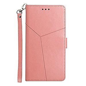 Fansipro Wallet Folio Case for Oppo RENO2 Z, Premium PU Leather Slim Fit Cover for RENO2 Z, 2 Card Slots, 1 Transparent Photo Frame Slot, Anti-Oil, Pink [1 Piece]