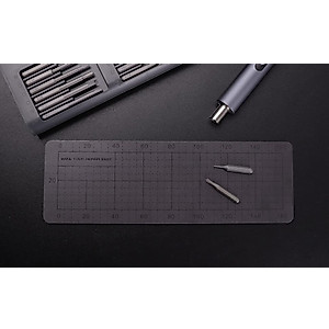 COMOWARE Mini Electric Screwdriver-50 in 1 Precision Small Electric Screwdriver Set for PC Building with LED Light & 48 bits, Magnetizer, Magnetic Mat, Handy Repair Tool for Phone Watch Camera