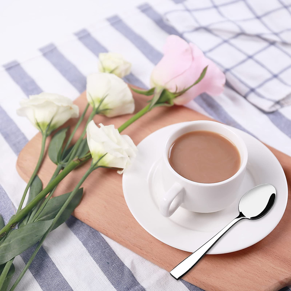 Kekow 12-Piece Mini Coffee Spoons/Espresso Spoon, 5.04-Inch