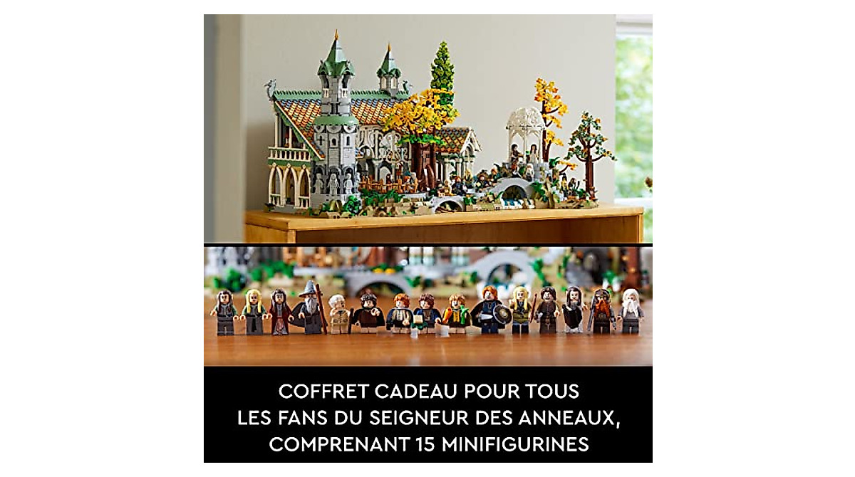 LEGO Rivendell Model Kit for LOTR Fans - 6,167 Pieces