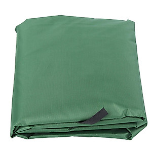 Outdoor Swing Cushion Cover, 3 Seater Replacement Swing Seat Pads Cushion for Patio Garden Yard Swing Chair(Green)