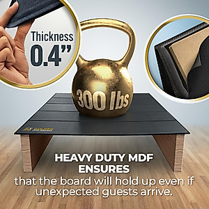 Golden Home Essentials 60in x 60in Bed Boards for Under Mattress, Under Mattress Support Board, Sleeper Sofa Bed Support Board for Pull Out Couch Mattress