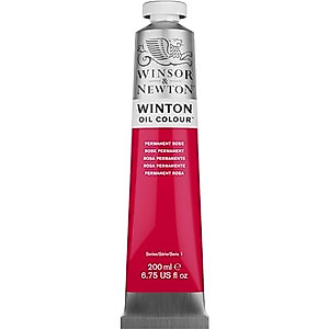 Winsor & Newton Winton Oil Color, 200ml (6.75-oz) Tube, Permanent Rose