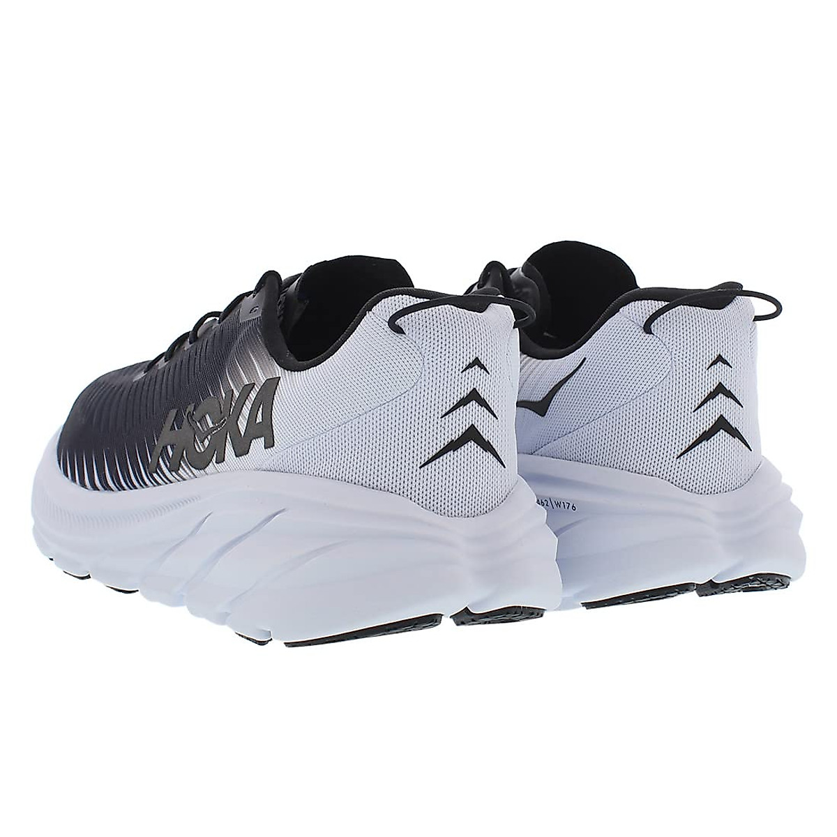 HOKA ONE ONE Rincon 3 Womens Shoes Size 9, Color: Black/White