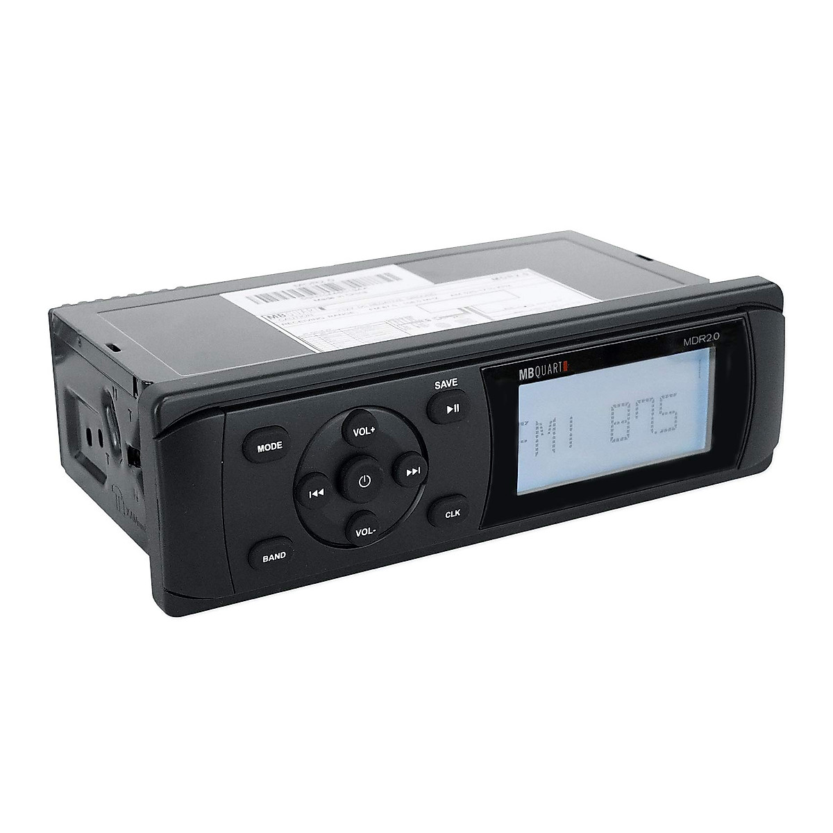 MB Quart MDR2.0 Marine/Boat Bluetooth Receiver Bundle with (2) White 6.5" Speakers (3 Items)