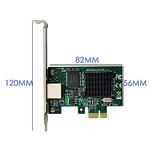 PCIe Gigabit Ethernet Server Adapter with Broadcom NetXtreme BCM5751 10/100/1000Mbps Gigabit Desktop PCI-E Network Card NIC