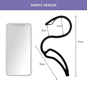 Magicfour Hoodie Hangers, 10 Pack Hoodie Organizer S Shaped Plastic Hooks Rack Designed for Hoodie Coat, Closet Hanger for Hanging Hoodie, Sweatshirt, Jeans, Jacket, Hat, Pans and Bags, Drying Rack