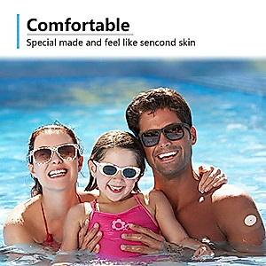 Eseige-Freestyle Sensor Covers-40 Pack Transparent Sensor Covers for Libre 2,3 -Waterproof Adhesive Patches