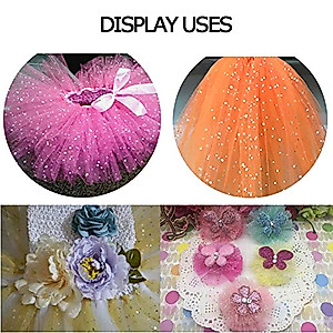 Glitter Sequin Tulle Roll Wedding Decoration Organza DIY Birthday Party Supplies Fabric Spool Tulle Tutu Dress 25 Yards x 6 inches (Red)