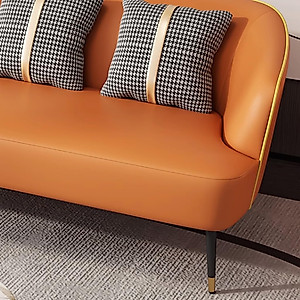 Couch for Living Room Nordic Simple Sofa Small Apartment Living Room Modern Clothing Store Double Cat Claw Fabric Sofa Light Luxury Sofa Sleeper Samll Sofa