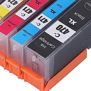 FTVOGUE Ink Cartridge Replacement Printer Ink Cartridge Accessory for PIXMA MG5740 MG6840 MG7740 TS5040 TS6040 TS8040 (BK BK C M Y 5 Colors)
