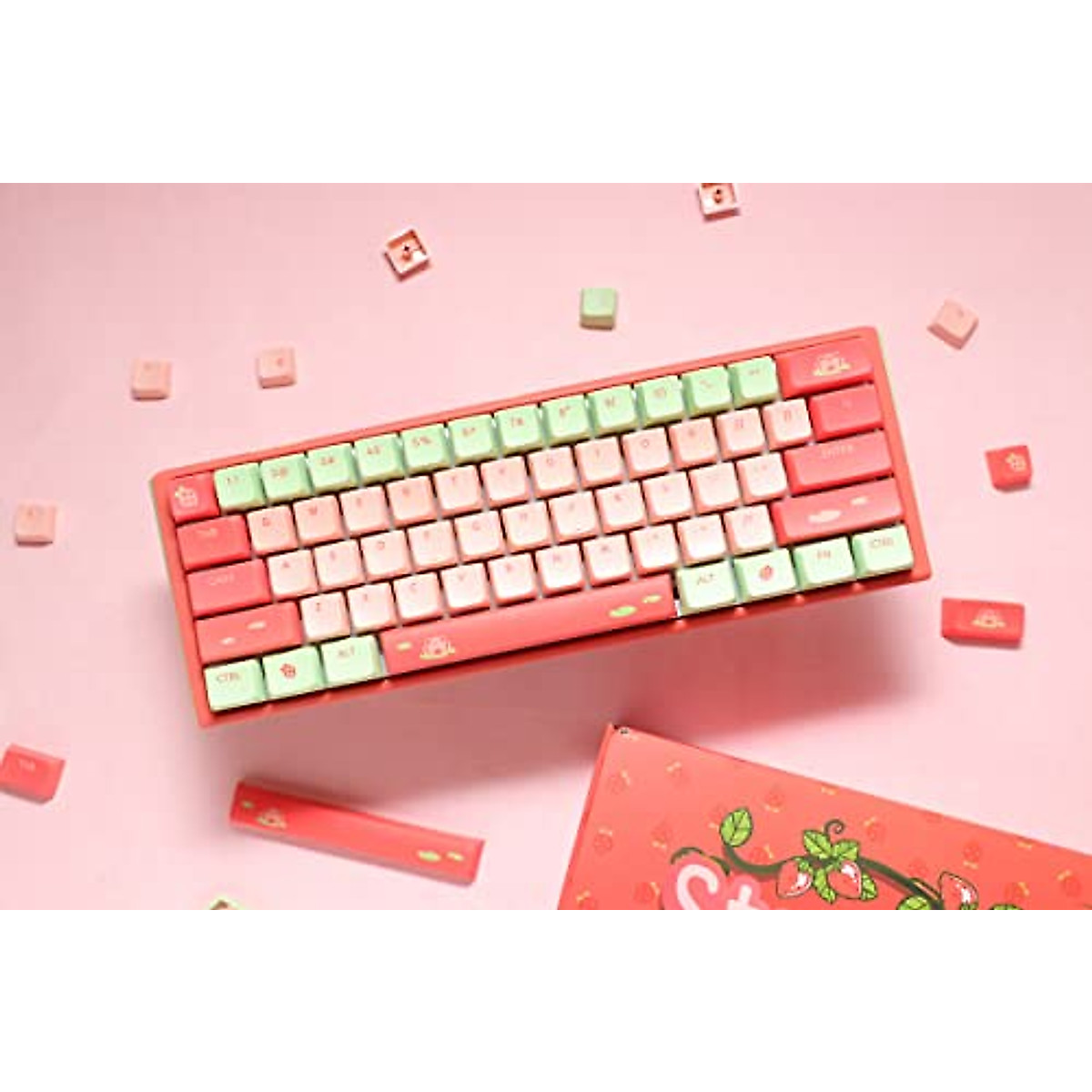 Ducky x MK One 3 Mini Strawberry Frog (TTC Flame Red)