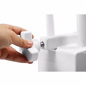 KMINA - Padded Bathtub Safety Rails for Seniors (Bathtubs with Flat Rim ≥3.5"), Adjustable Tub Grab Bars for Side of Tub, Clamp on Tub Rails for Elderly Gray