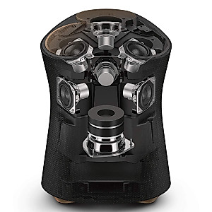 Sony SRS-RA5000 360 Reality Audio Premium Wi-Fi / Bluetooth Wireless Speaker, Works with Alexa and Google Assistant, Black