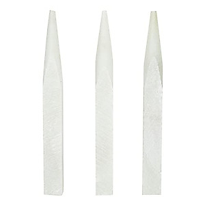 Juvale Set of 6 Black Slate Charcuterie Boards with Chalk, Individual Stone Plates for Cheese, Meat, Appetizers (8 x 12 In)