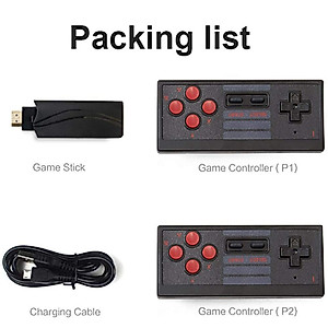 Retro Game Console, 4K HDMI HD Built-in 628 Classic Video Games USB Handheld Retro Gamepad Controller, Home HD Y2 Classic Video TV Game Box Controller