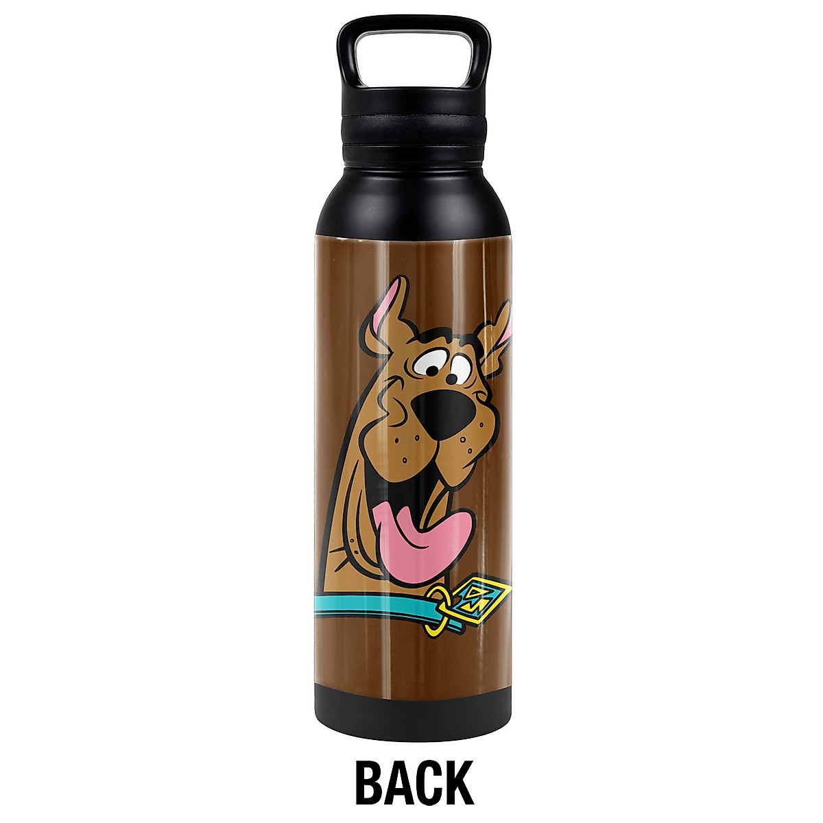 Scooby Doo! OFFICIAL Scooby Happy 24 oz Insulated Canteen Water Bottle, Leak Resistant, Vacuum Insulated Stainless Steel with Loop Cap