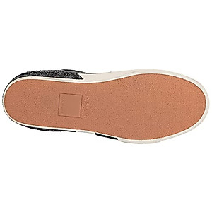 Dolce Vita Women's Zina Sneaker, Gunmetal Leather, 8.5