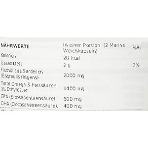 Doctor's Best Purified & Clear Omega 3Fish Oil, No Reflux, Supports Heart, Eyes, Brain & Joint Health, 120 Count (Pack of 1)